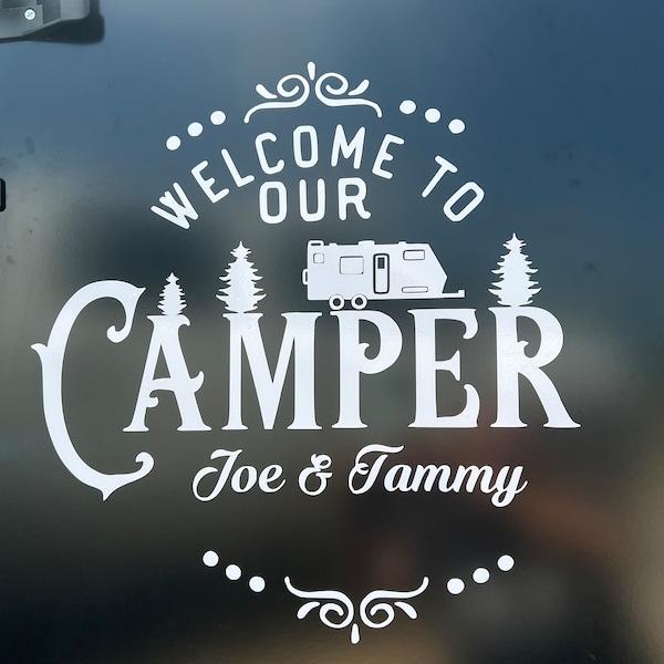 Camper Decal Outdoor Decals Vinyl Decals Pop up Camper Decal Camping ...