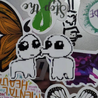 Wallace Wells Premium Sticker Scott Pilgrim Pixel Art Sticker - Etsy