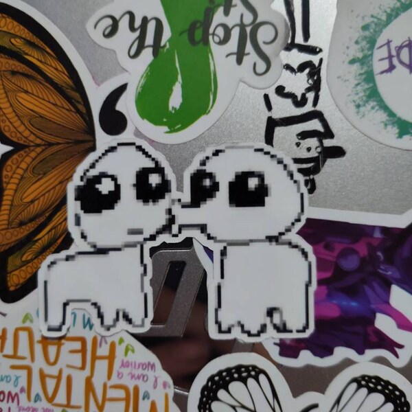 Autism TBH Yippee Creature Smooch Premium Sticker - Meme Pixel Art ...