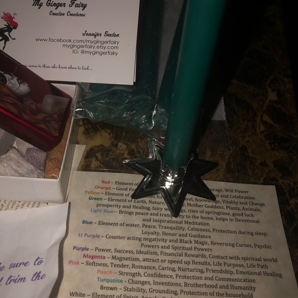 6 Homemade Ritual/chime Candles - Etsy