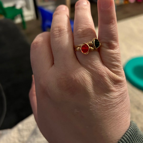 The Night Court Themed Wire Ring Set ACOTAR Inspired - Etsy