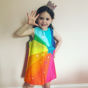 Kaleidoscope Rainbow Spectrum Print Glam Rock Disco Glitter - Etsy UK