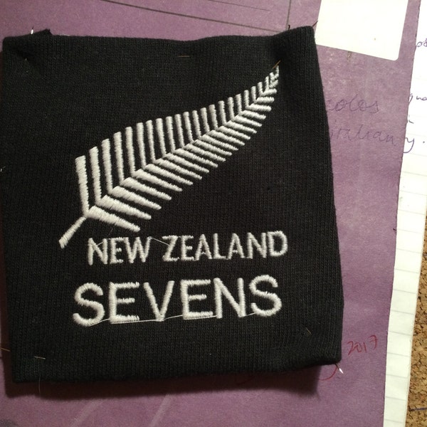 Silver Fern Symbol of New Zealand Embroidery Design |fern Embroidery ...