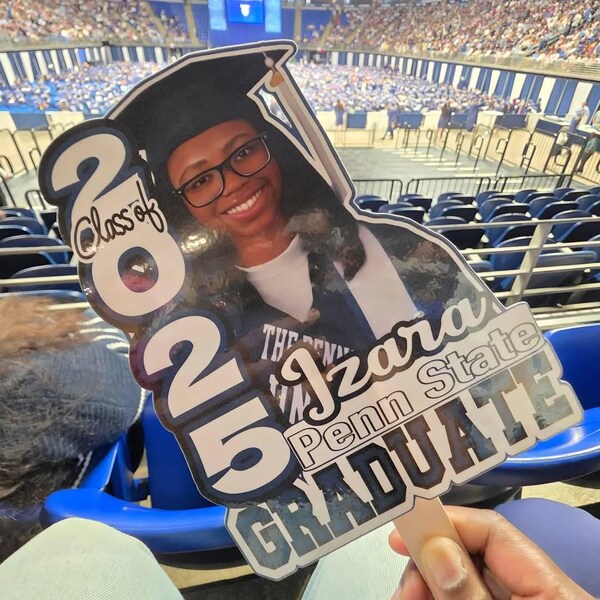 Kindergarten Graduation Fans/personalized Photo & Name, Custom Grad ...