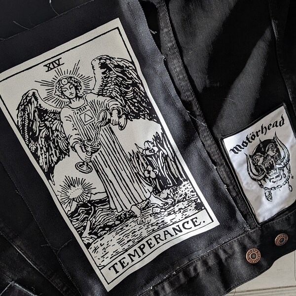 The Tower Tarot Card Back Patch // Tarot Patch // Tarot Backpatch ...