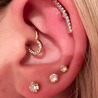 Prong Set Internally Threaded Curved Bar 1.2mmby 8mm Square - Etsy UK