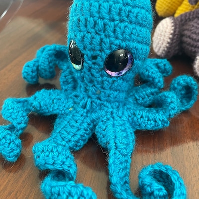 Octo Mama and Baby Crochet Pattern Pdf Amigurumi Octopus Under the Sea ...