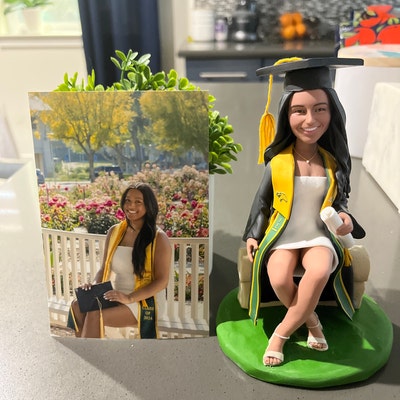 Graduation University Student Custom Bobblehead, Personalized Graduate ...