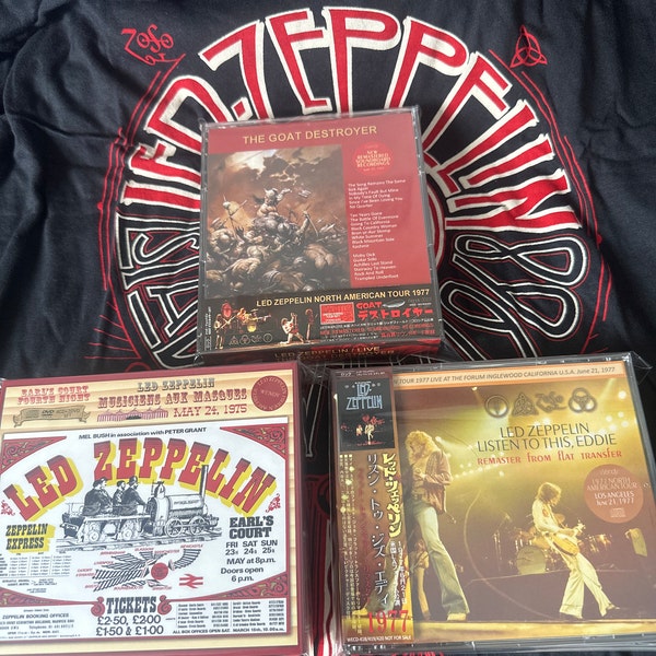 Led Zeppelin - Live 1973 Madison Square Garden, New York, 3rd Night 3CD ...