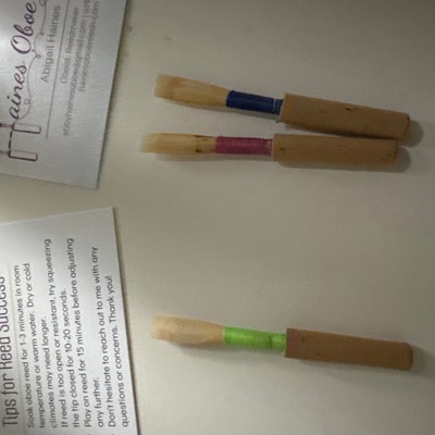 Haines Student Oboe Reed Handmade Oboe Reeds for the Best Outcomes - Etsy