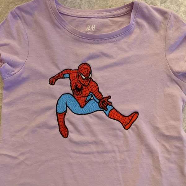 Embroidery Design Spiderman Superhero Pes Hus Jef 4 Sizes - Etsy