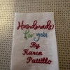 Hand Made Handmade for You Tag Handmade Embroitique Crafty Instant ...