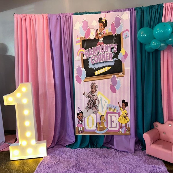 Gracie’s Corner Backdrop, Gracie’s Corner Party, Custom Backdrops ...