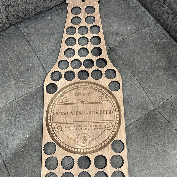 Personalised Beer Bottle Cap Collector, Beer Cap Collector, Fathers Day ...