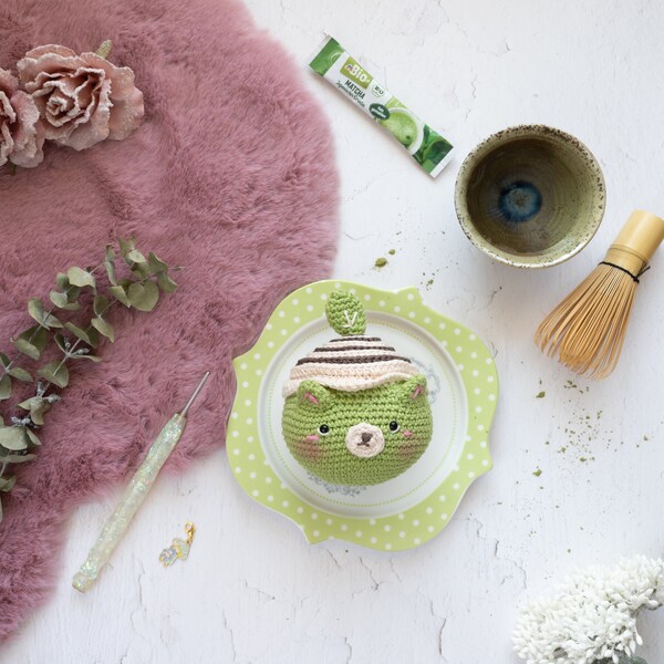 Crochet/amigurumi PDF Pattern: Matcha Bear Bun - Etsy
