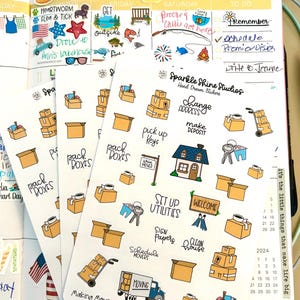 Period Tracker Planner Stickers Functional Planner Stickers - Etsy