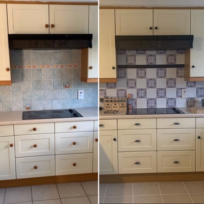 Tile Stickers Transfers, GLOSS Pack of 10 or 25 or 50 for 150mm X 150mm ...