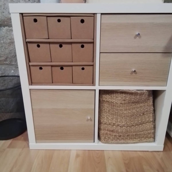 Craft Table Compact Crafting Table Base Storage Cabinet Craft Supplies ...