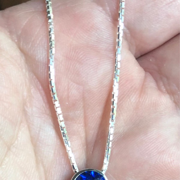 7 Circles Necklace, Sterling Silver 7 Rings Necklace, 70th Birthday ...