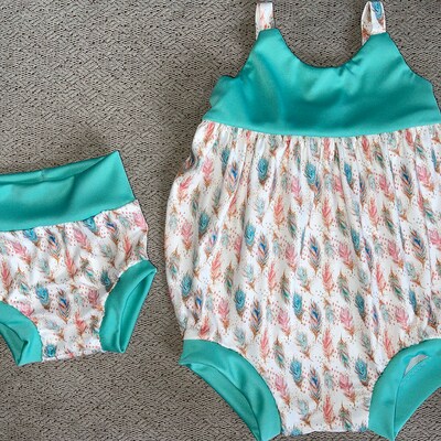 Baby Sinclair Romper PDF Sewing Pattern, Including Sizes Newborn 4 ...