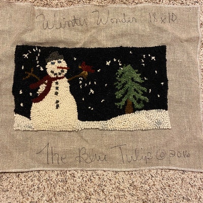 Rug Hooking Kit winter Wonder - Etsy