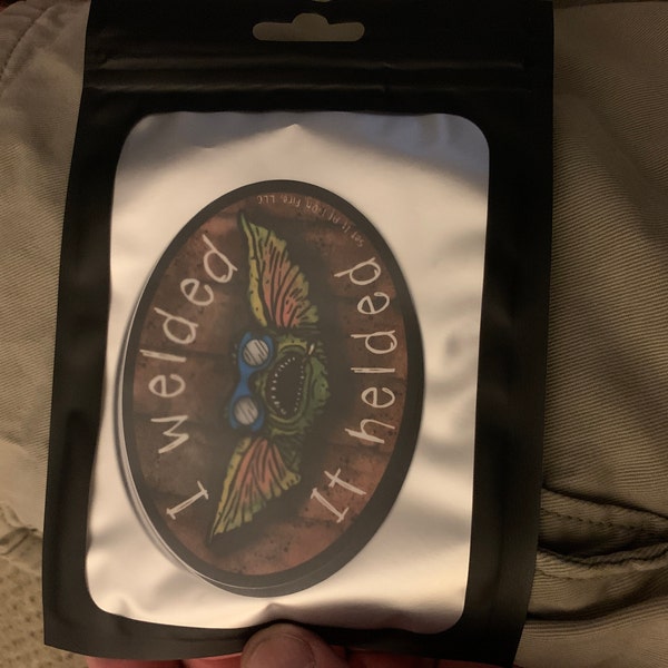 Gremlin Welding Sticker - Etsy