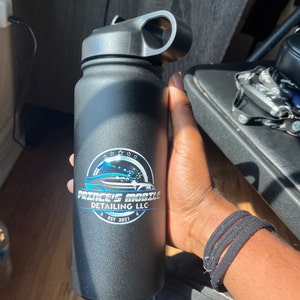 CUSTOM WATER BOTTLE Company Logo Tumbler Business Logo - Etsy