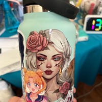 Gypsy Rose Tattoo Sticker - Etsy