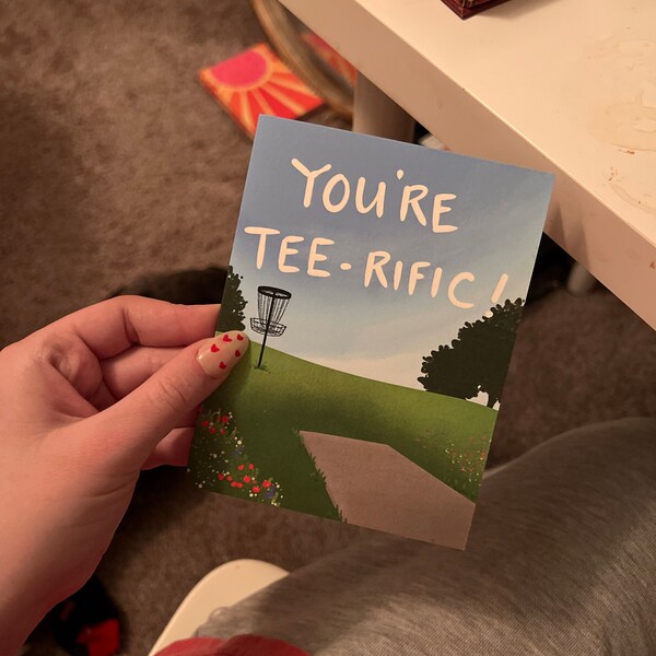 Disc Golf Birthday Card Frisbee Golf Birthday for Her, for Him, for ...