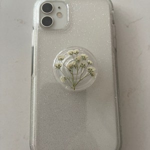 Real Forget-me-not Flower Phone Grip Holder Handmade Real - Etsy