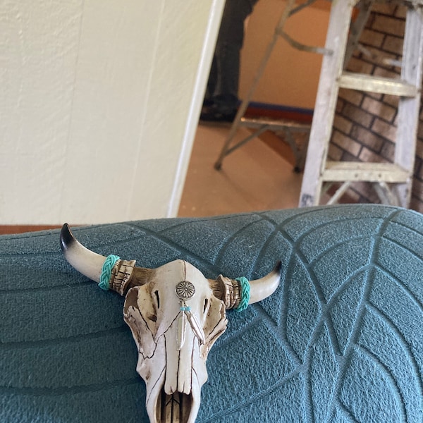 TEXAS Longhorn,western Wall Decor,cow Wall Decor,mini Steer Skull,faux ...