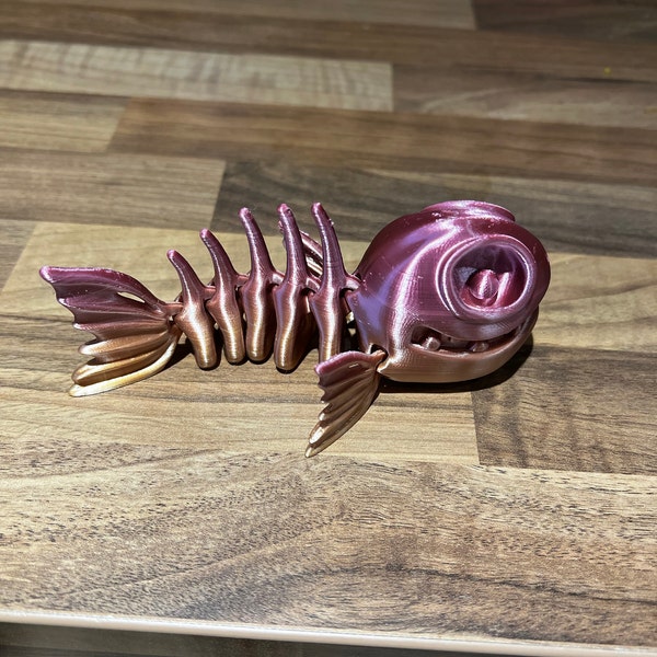 Flexi Print-in-place Fish - STL File for 3D Printing Active - Etsy