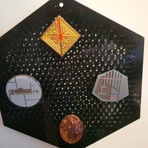 Enamel Pin Board Display for Pin Collectors hexagon Wall - Etsy