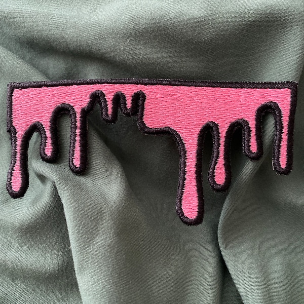 Horror Blood Drip | Embroidered Patch - Etsy