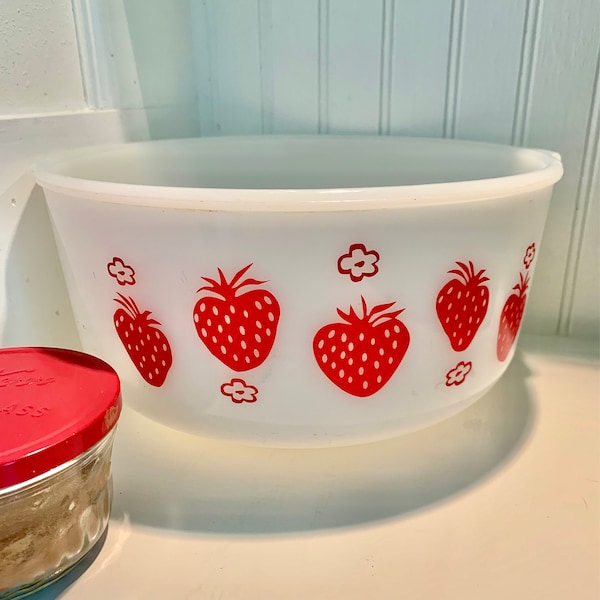 Vintage Pyrex Strawberry Inspired Decals - Decals Only Dishes Are NOT ...
