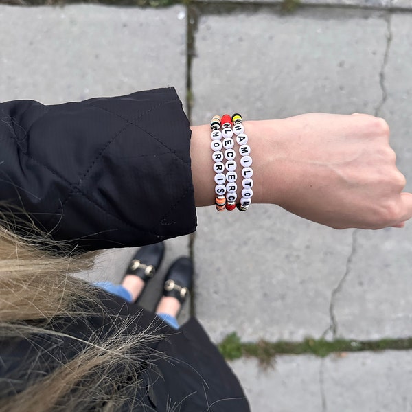 Yuki Tsunoda Formula 1 Beaded Fan Bracelet - Etsy
