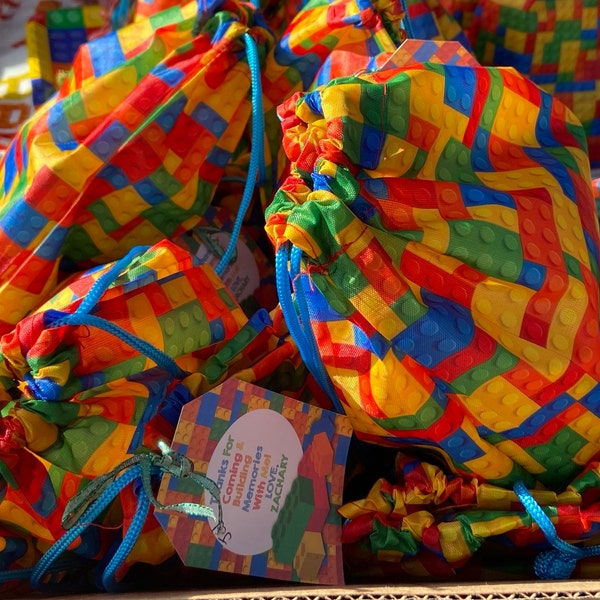 Editable Building Blocks Favor Tags, Printable Building Bricks Thank ...