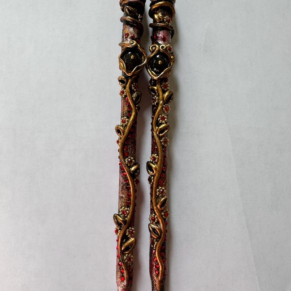 Fluorite Magic Wand Pen, Green Pencil, Polymer Clay, Fairy Magic Pen - Etsy