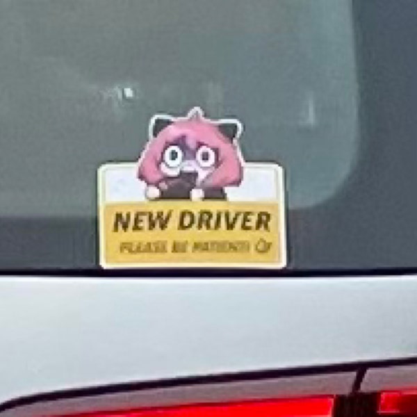 New Driver Waku Vinyl Sticker - Etsy