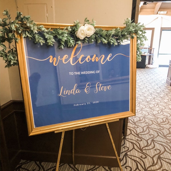 Welcome Sign Template, Navy Welcome Sign Template, Instant Download ...