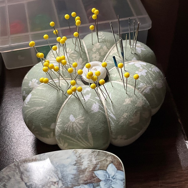 Handmade 4-5” Pin Cushion, Perfect Size Pin Cushion for Sewing ...