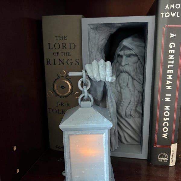 Fantasy Book Nook RPG Wizard Bookshelf Decoration for Dnd Gifts or ...