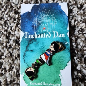 Mulan Inspired Hard Enamel Flip-pin - Etsy