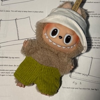 Bucket Hat Pattern for Labubu Plush Doll. PDF File - Etsy Canada