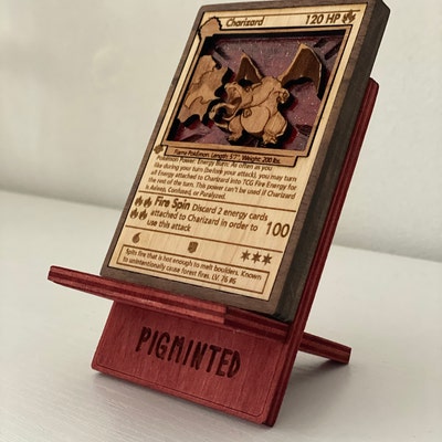 Custom Wooden Pokemon Cards - Etsy
