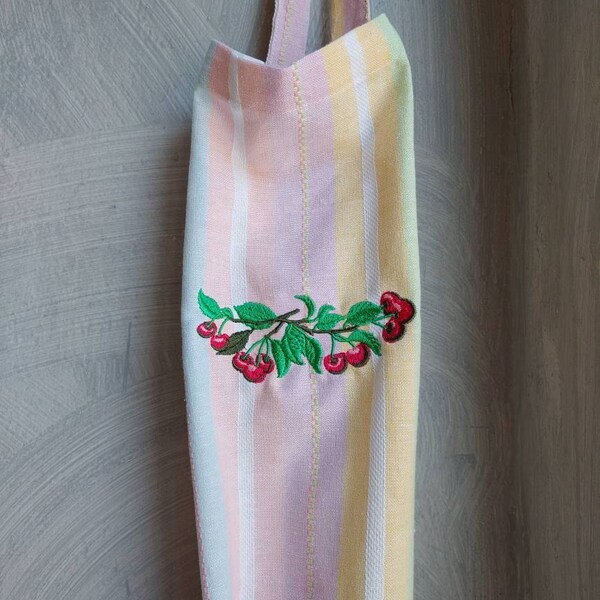 Cherries Border Machine Embroidery Design - 3 Sizes - Etsy