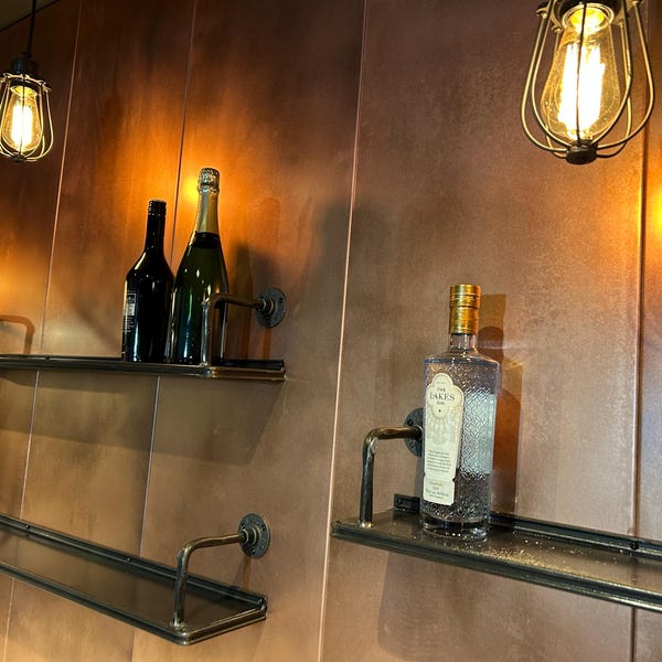 Industrial Foot Rail Copper Home Bar Foot Rail Kitchen Island Foot Rest ...