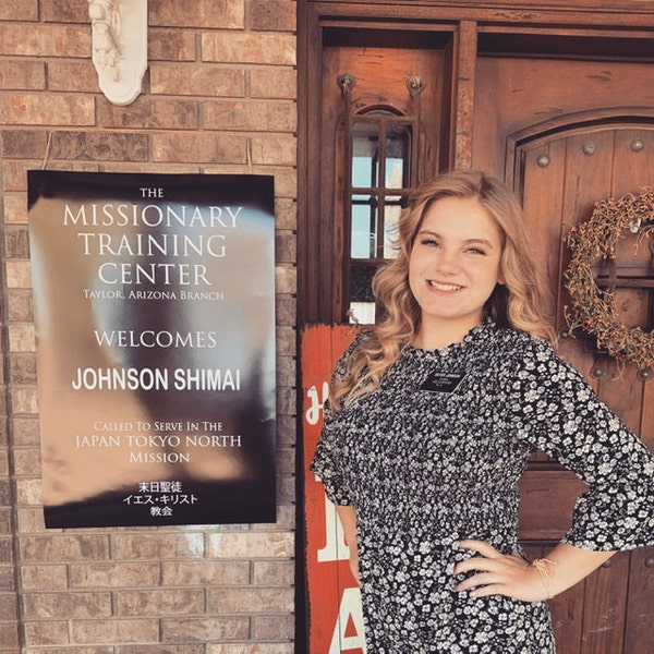 Two LDS Missionary MTC at Home Signs - 24"x36" and 8"x8" - Custom and ...