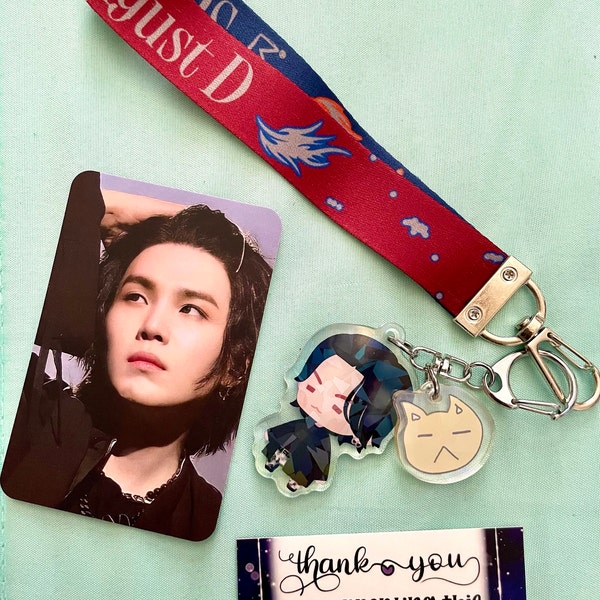 BTS Lanyard Keychain V JK Taehyung Jungkook - Etsy