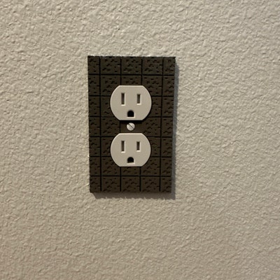 Minecraft-inspired Electrical Outlet Cover - Etsy